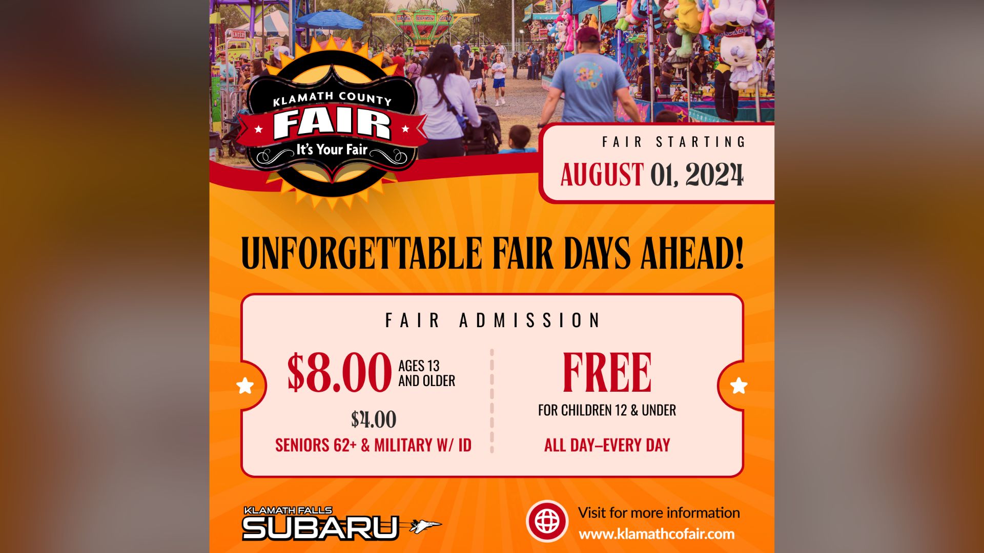 Klamath County Fair kicks off August 1st with four days of ...